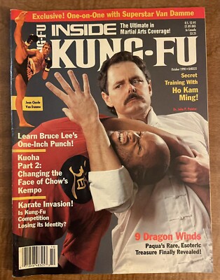 Inside Kung Fu Magazine October 1990 Bruce Lee’s One inch Punch, Van ...