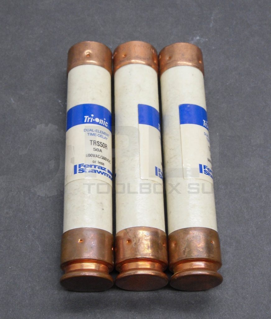 LOT OF 3 NEW FERRAZ SHAWMUT TRS50R TRI-ONIC FUSE 50A 600VAC 300VDC | eBay