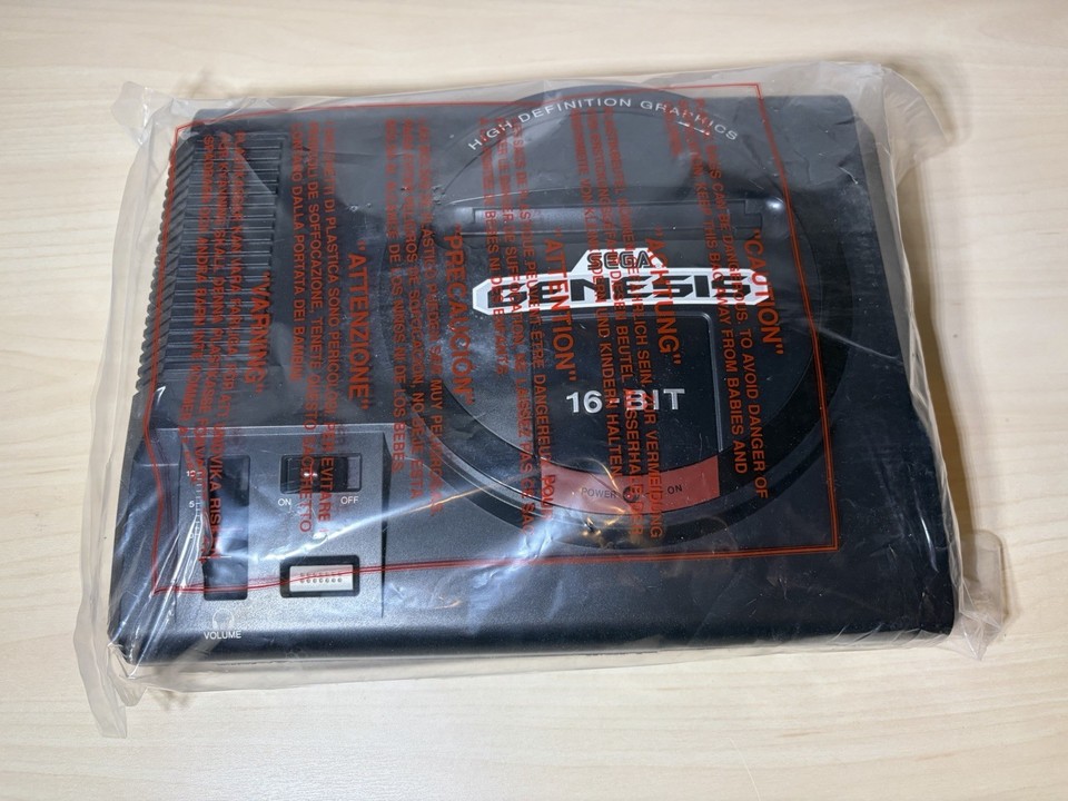 Sega Genesis Black Game Console High Definition Graphics Sonic Complete ...