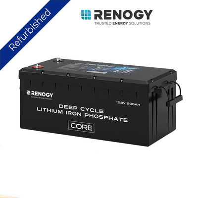 Renogy 12V 200Ah Core Series Deep Cycle Lithium Iron Phosphate Battery ...