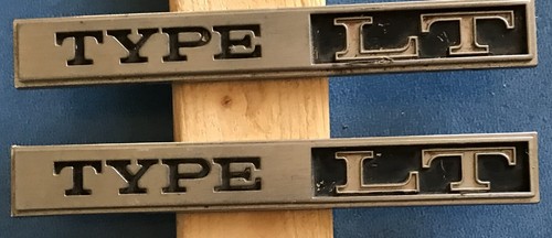 Pair of 1974 1975 1976 Camaro Type LT Name Plates, Emblems Badges ...