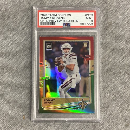 2020 Panini Donruss Optic Preview Red Green Tommy Stevens #P299 PSA 9 ...