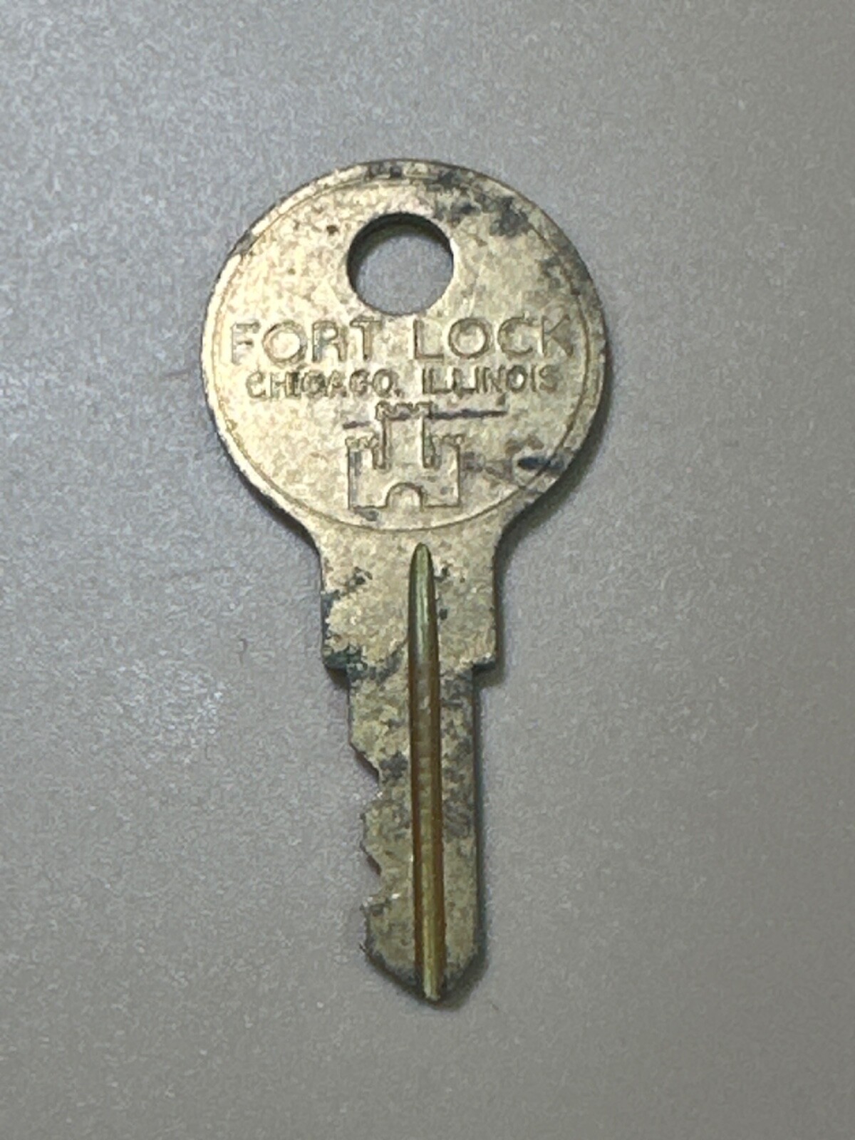 Vintage Factory FORT LOCK Key #129 | eBay