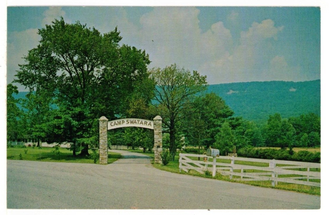 1966 Postcard: Camp Swatara Enterance, Church of the Brethren – Berks ...