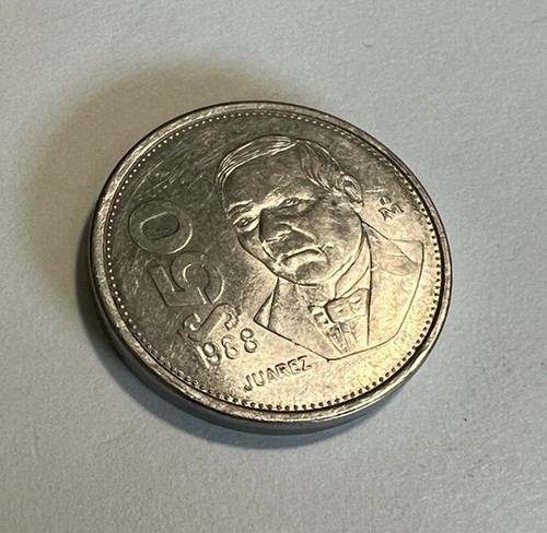 Error: Mexico 1988-Mo 50 Peso Plain Edge $50 Pesos Benito Juarez | eBay