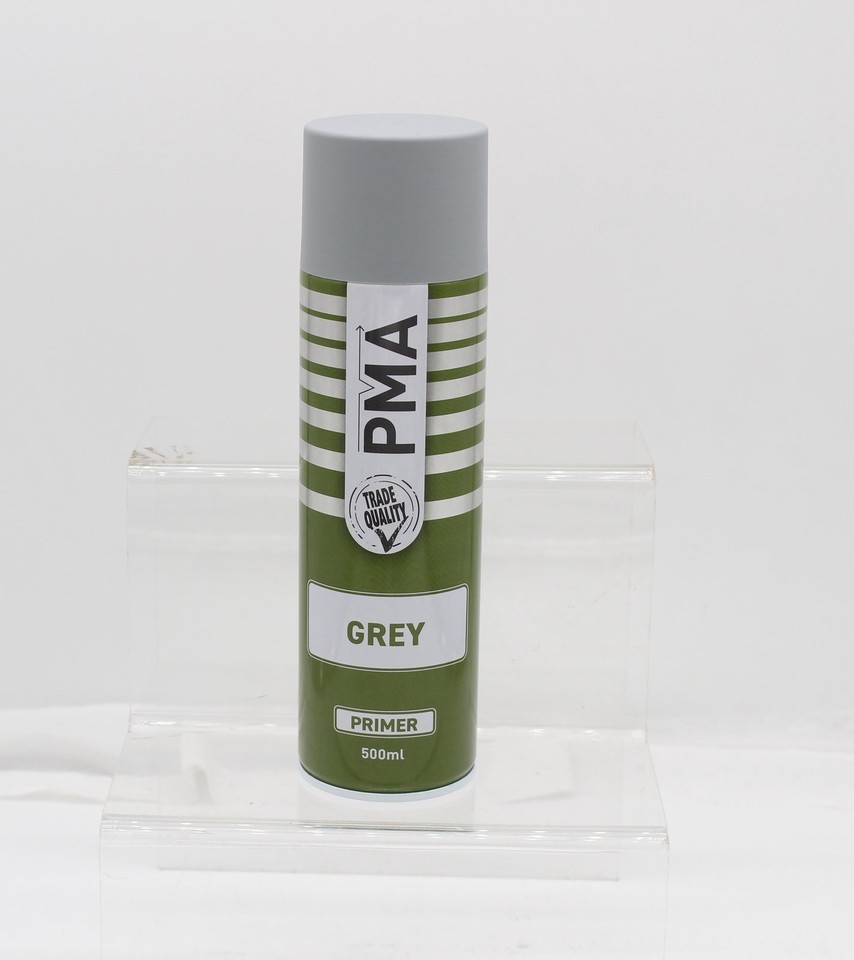 PMA 500ml Grey Primer Aerosol Spray Paint 3 Different Pack Sizes All ...
