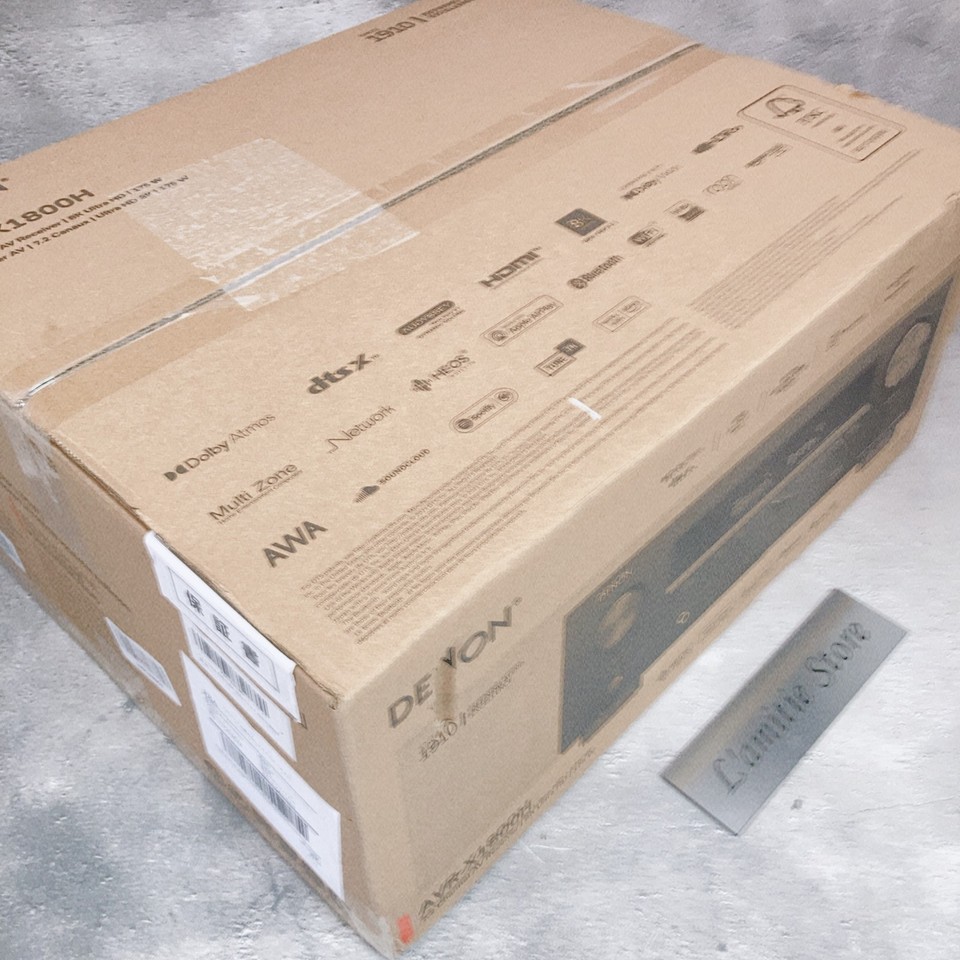 Denon AVR-X1800H 7.2 Channel AV Receiver 80W 8K AVRX1800H Ultra HD ...