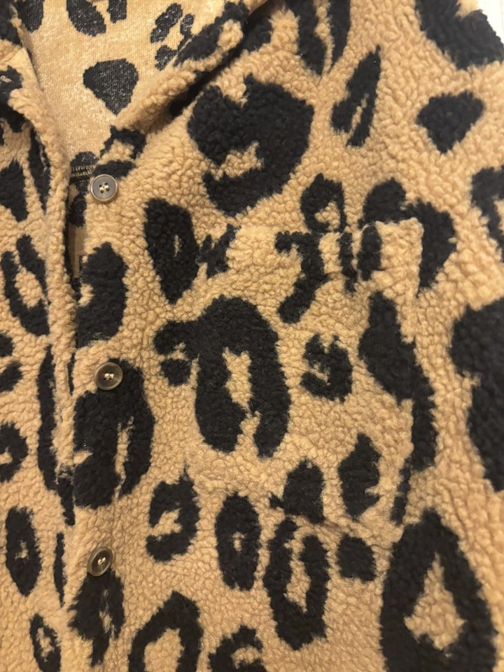 NEXT Girls Leopard Print Borg Jacket 8 Years - New without tags. | eBay UK