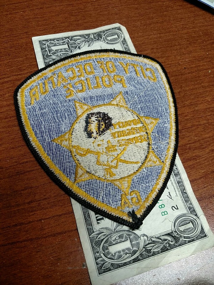 City Of Decatur Georgia Police Department Patch New Old Stock | eBay