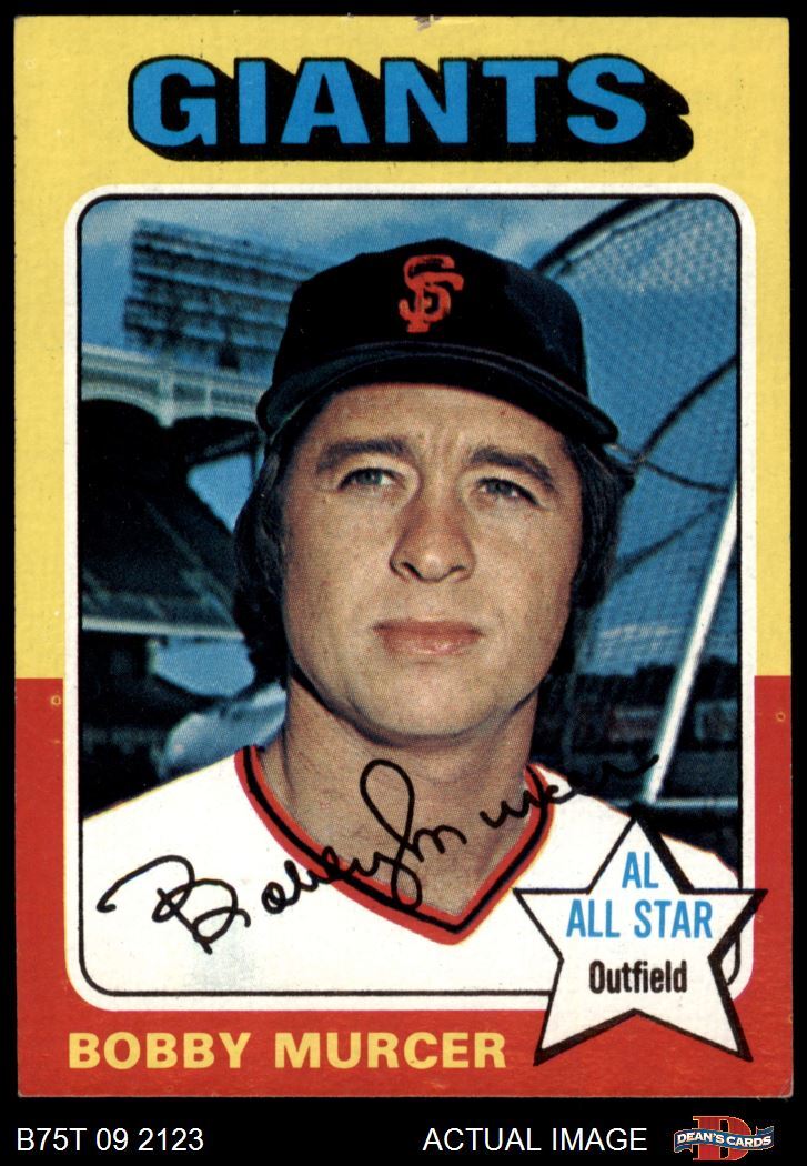 1975 Topps #350 Bobby Murcer Giants 6 - EX/MT B75T 09 2123 | eBay