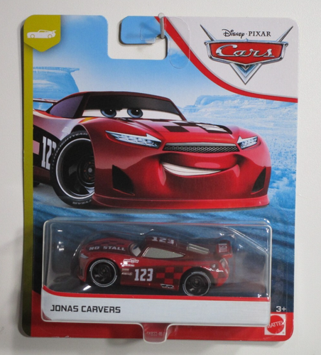 DISNEY PIXAR CARS JONAS CARVERS CAR #123 NEXT GEN PISTOP CUP RACERS ...