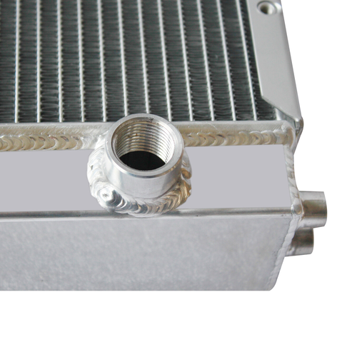 3 Row Aluminum Radiator For Dragster / Roadster Double Pass Style ...