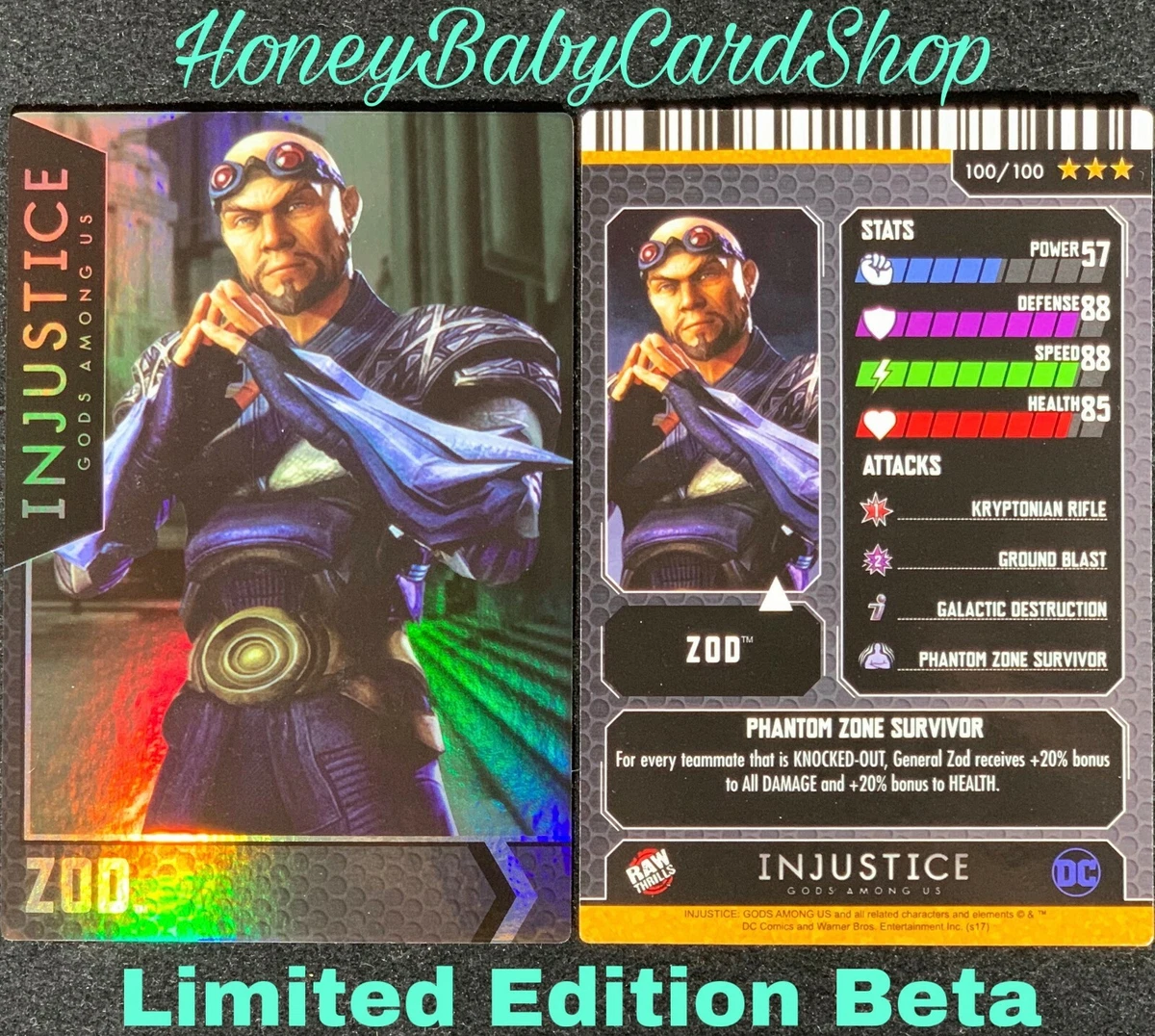 Zod Injustice Card