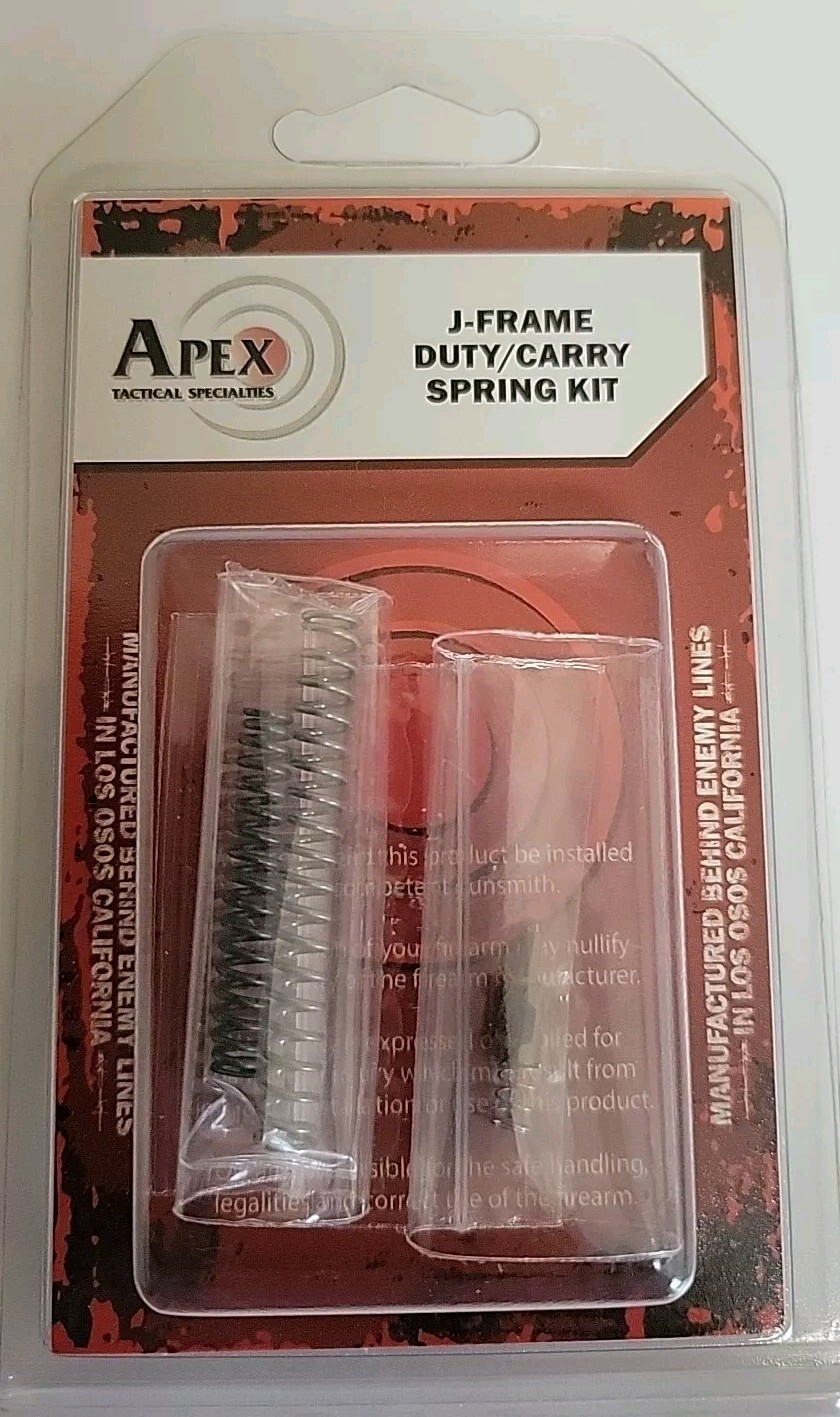 Apex Tactical S&W J-Frame Duty / Carry Spring Kit New In Sealed Package ...