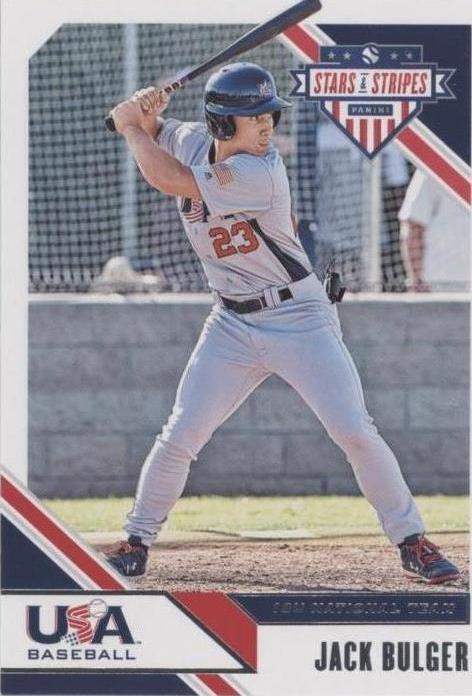 2020 Panini USA Baseball Stars & Stripes - Jack Bulger #37 (RC) for ...