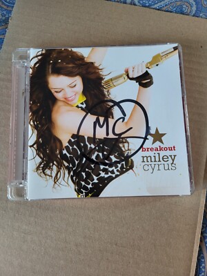 Cd autographed signed miley cyrus | eBay
