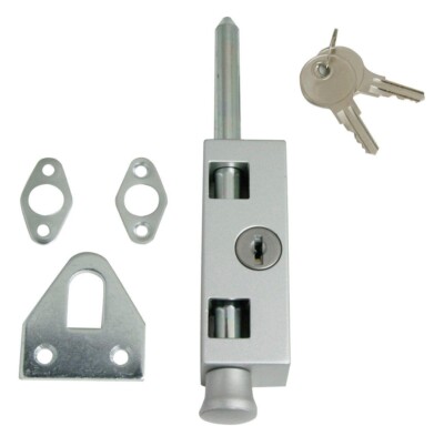 Ultra Hardware 44199 Keyed Patio Door Lock Aluminum Finish | eBay