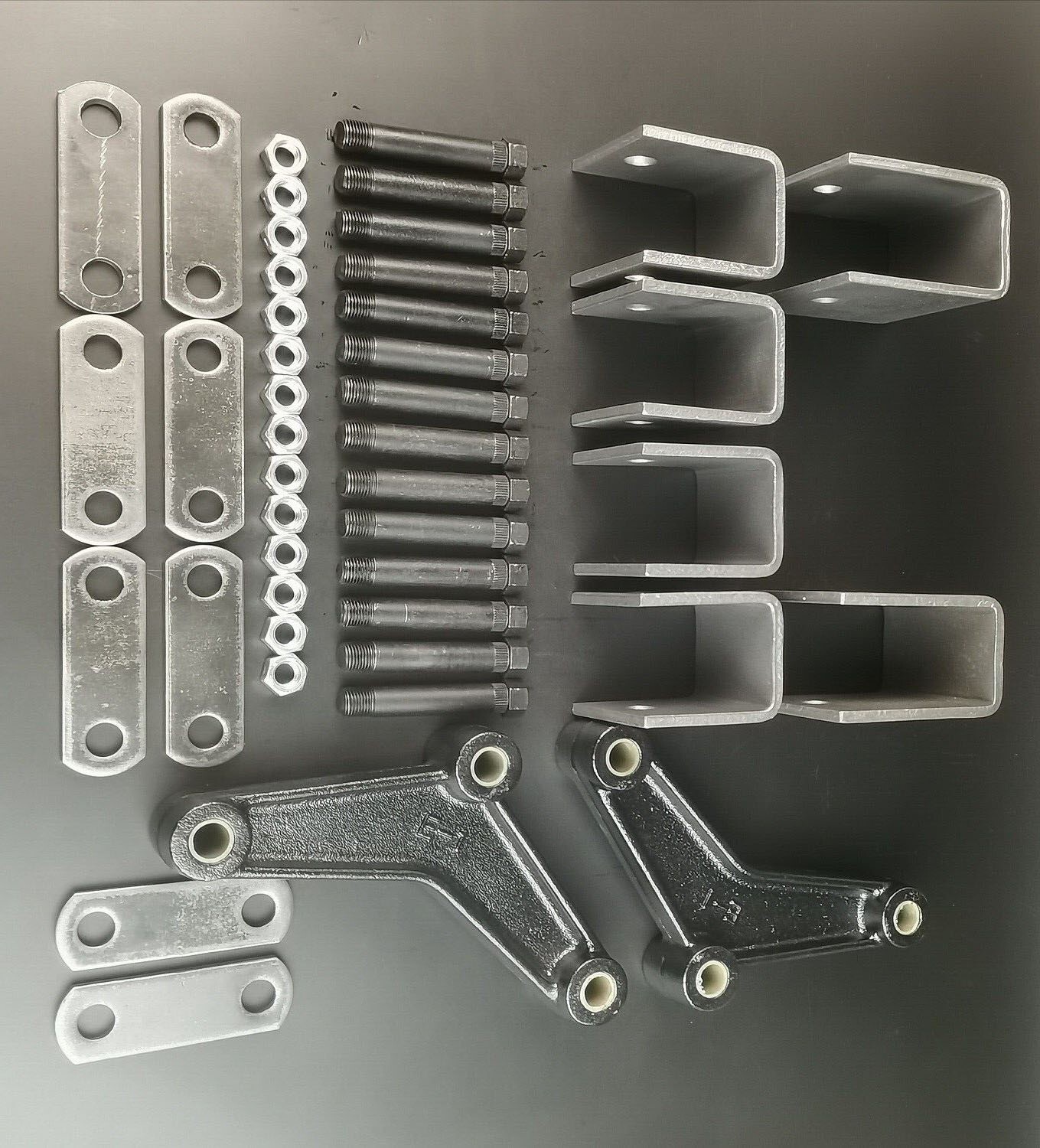 Trailer Leaf Spring Hanger Kit fit Double Eye Springs Tandem Axle 3500 ...