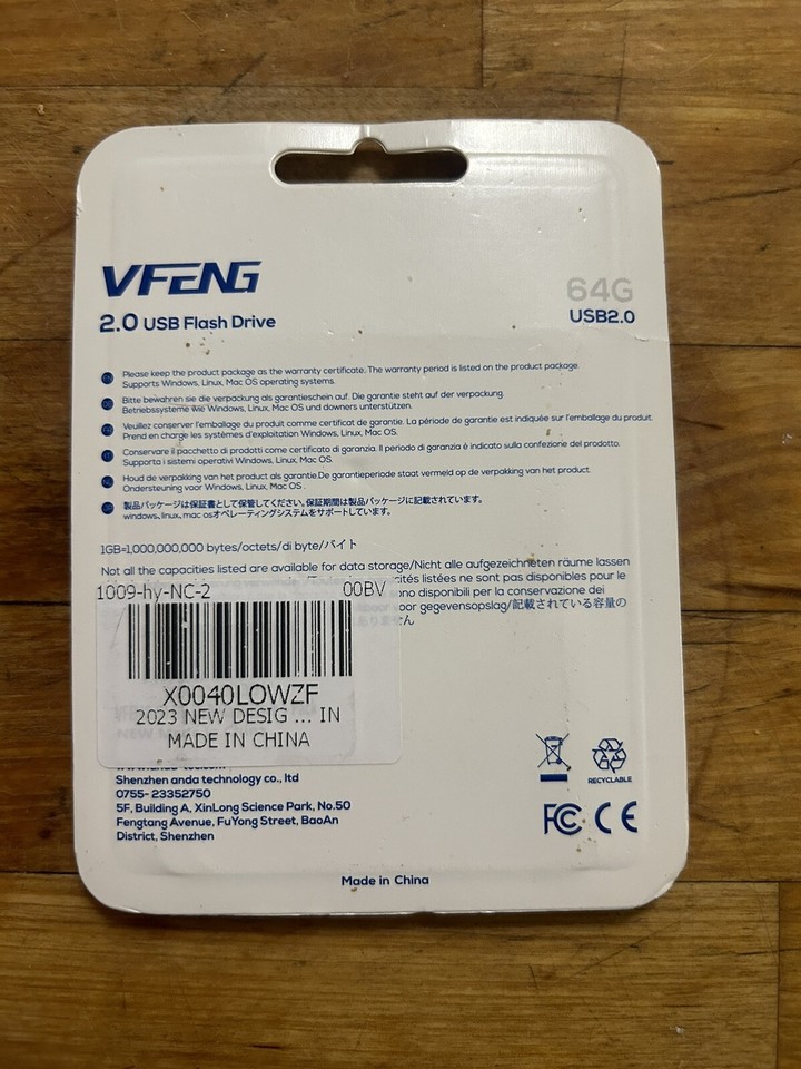 Vfeng Flashdrive | eBay