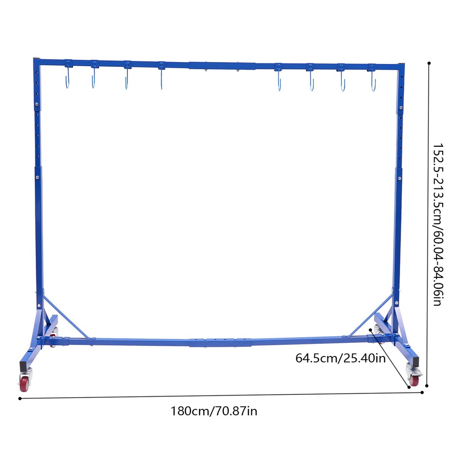 Automotive Painting Rack Auto Body Painting Stand Paint Hanger Hood ...