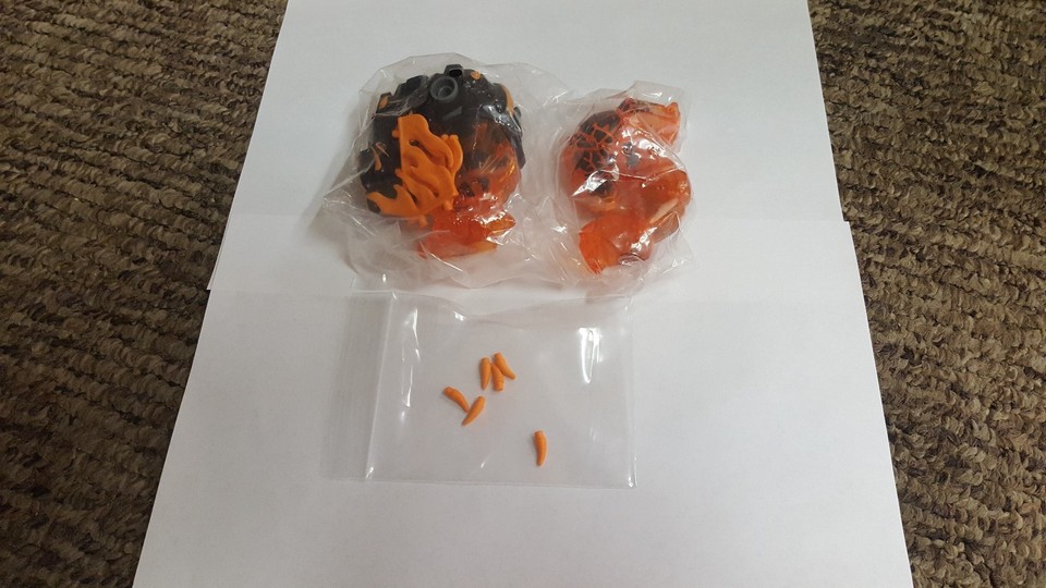 LEGO Power Miners Eruptorr Minifigure Rock Monster Trans Orange 8191 ...