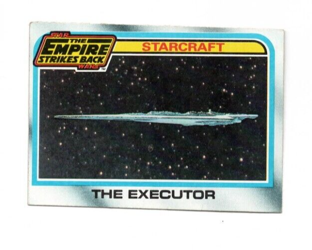 1980 Topps The Empire Strikes Back 2 card #135 Starcrafts The Executor ...