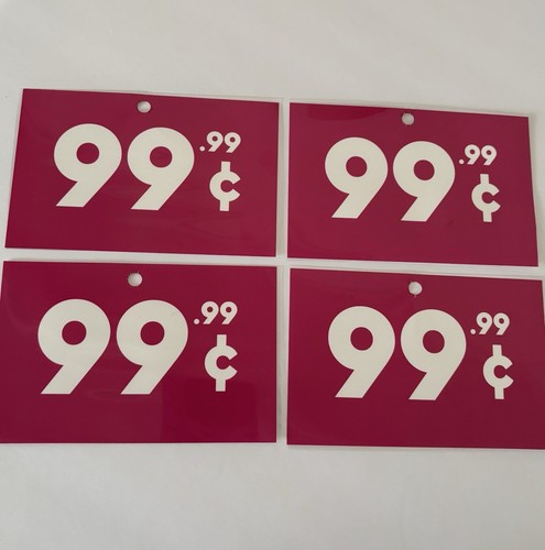 99 Cents Cent Only Store- 4 Price Tags | eBay