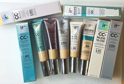 IT Cosmetics CC Full Coverage Cream SPF50 ( CHOOSE YOUR SHADE ) 1.08 Oz ...