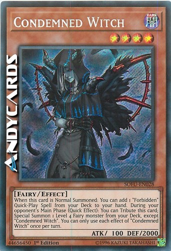 INGLESE STREGA CONDANNATA / CONDEMNED WITCH • Segreta • SOFU EN028 ...