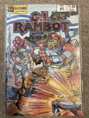 GI Rambot #1 (1987 Wonder Color Comics) | eBay