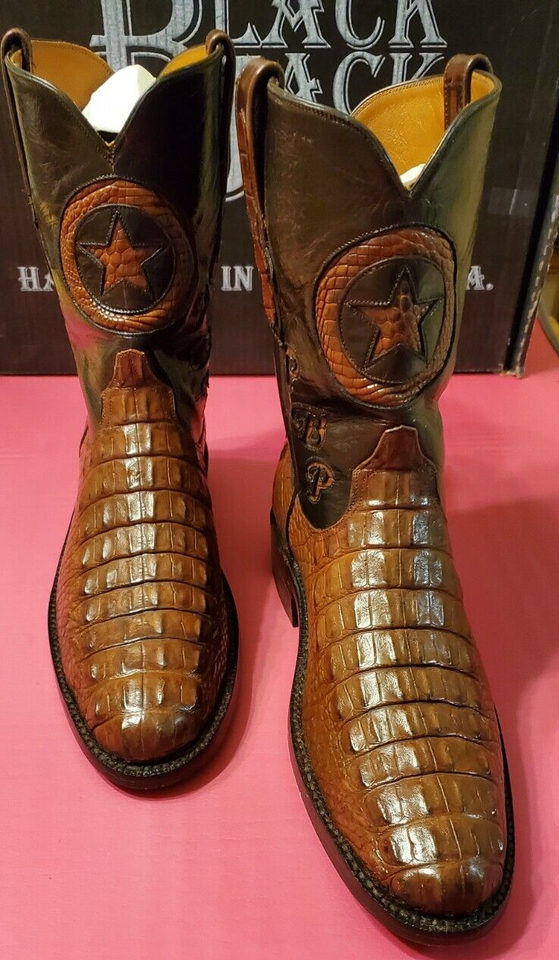 Black Jack Alligator Hornback Roper Boots | eBay