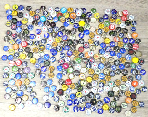 100 Beer Bottle Caps Mixed Lot Recycle Upcycle Craft Projects ...