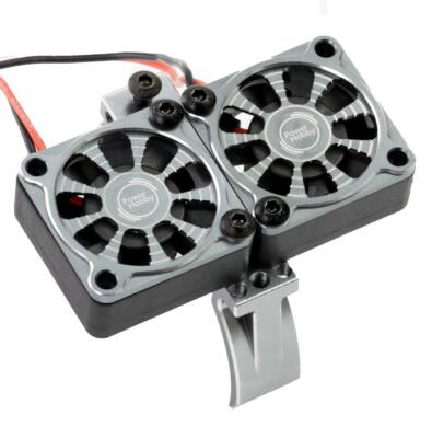 Aluminum 30mm DUAL Twin Turbo Cooling Fans GUN CASTLE CREATIONS 1900kv ...