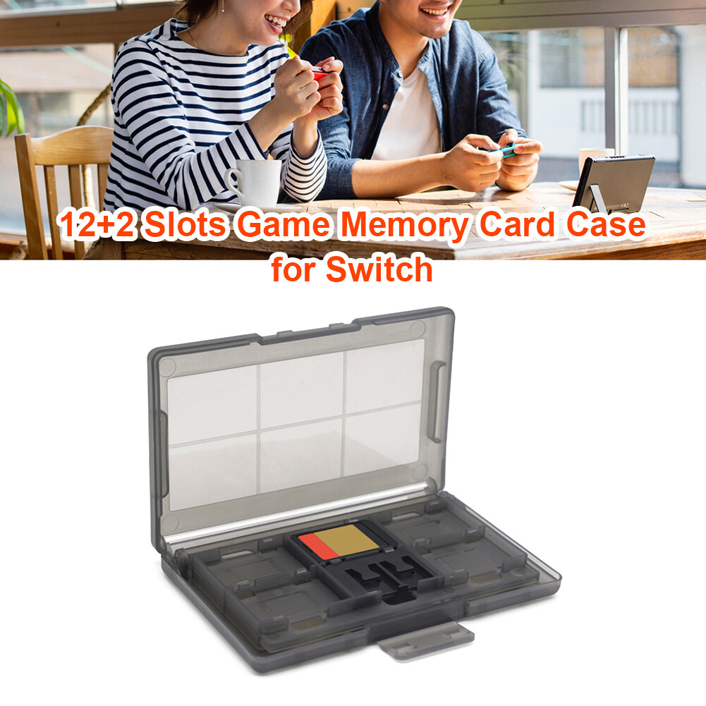 12+2 Slots Game Memory Card Case Holder Fit for Nintendo Switch Box ...