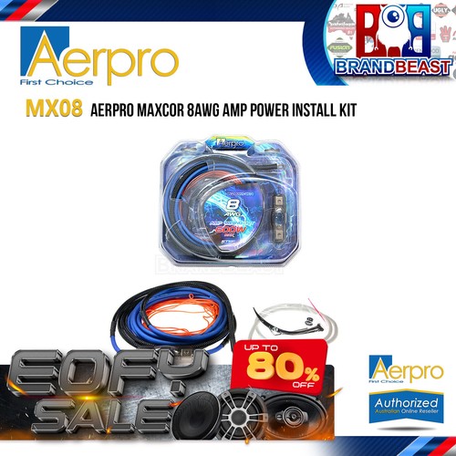 Aerpro MX08 Maxcor 8Awg Amp Power Install Kit | eBay