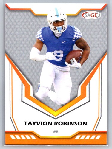 2024 Sage Low Series Football #17 Tayvion Robinson Silver | eBay