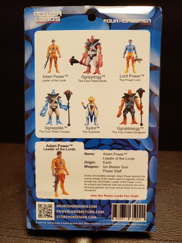 2013 Four Horseman Power Lords Adam Power Action Figure - New | eBay