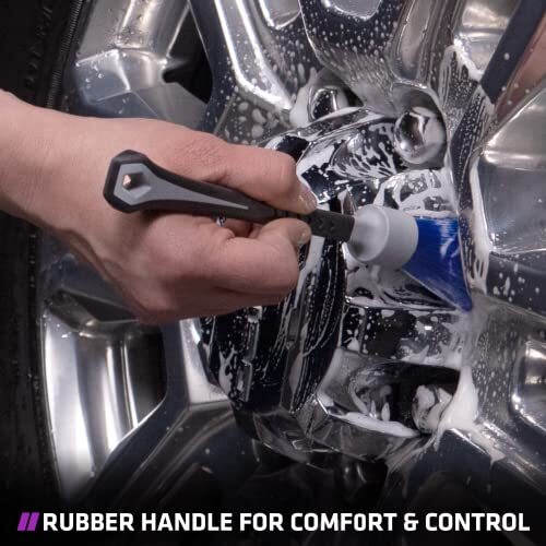 VIKING Cleaning Brush for Lug Nuts, Wheel Brush for Car Detailing Grey ...