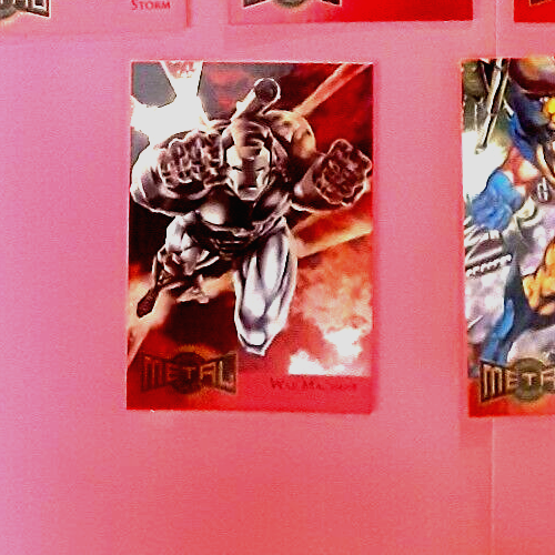 1995 MARVEL METAL WAR MACHINE METAL BLASTER 17 OF 18 INSERT | eBay