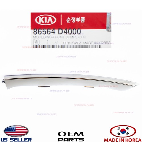 2016-2018 Kia Optima EX Genuine Front Bumper Chrome Molding Trim Left ...