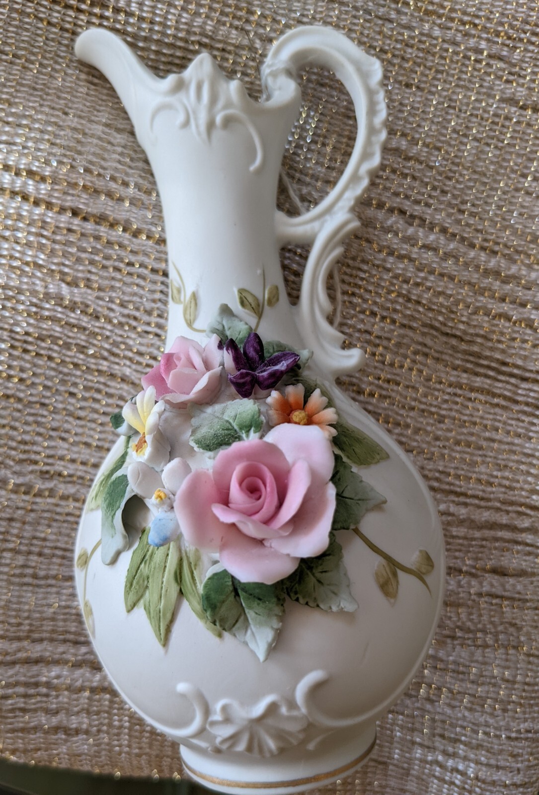 Lefton China Hand Painted Vase | eBay