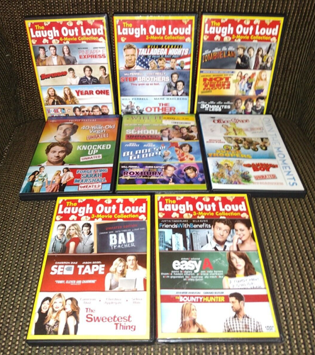 Lot of 25 Comedy Movies from the 2000's in 8 DVD sets - Will Ferrell ...