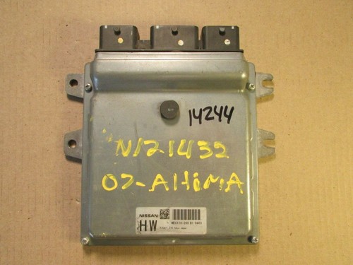 09 NISSAN ALTIMA 2.5L AT CVT CAL ECU ECM COMPUTER MEC110-260 B1 | eBay