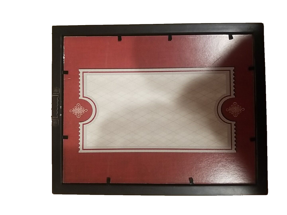 7X9 Drop Your Tickets Here Decorative Memento Memory Ticket Stub ...