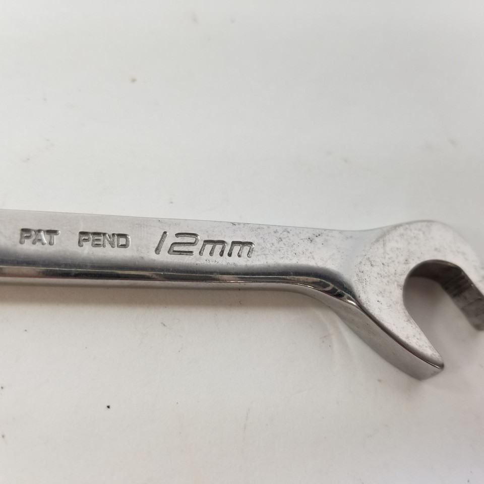 Snap On 12mm Metric SVSM12 Flank Drive Plus Four Way Angle Head Open ...
