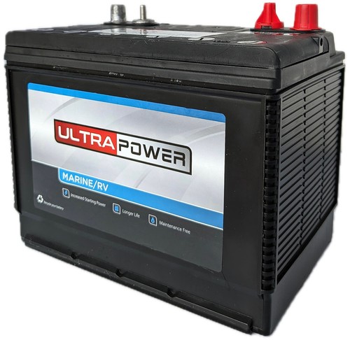 ULTRAPOWER 1024M 12V 1000 MCA Maintenance-Free Marine/RV Battery (Group ...