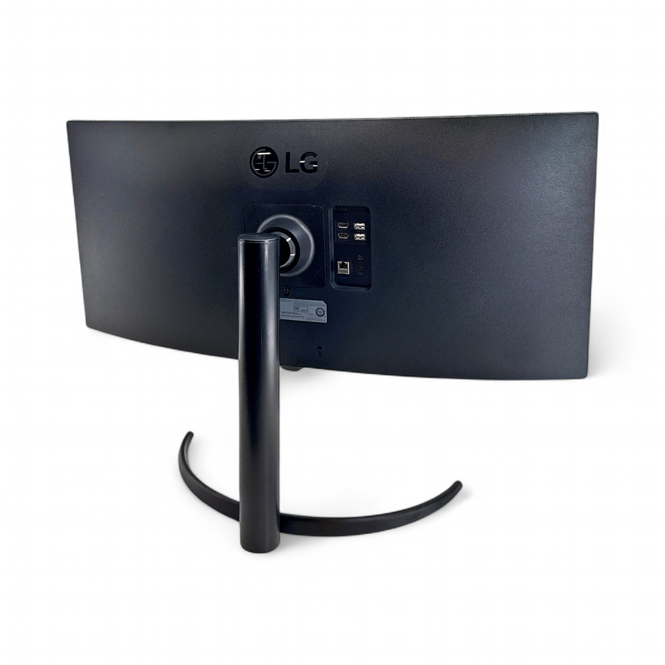 LG 34" WQHD IPS Curved Smart Monitor with MyView 100Hz 5ms Black ...