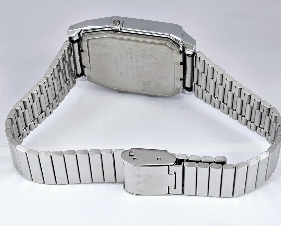 Casio Classic look Analog Digital Watch Silver tone metal AQ800E-7A ...