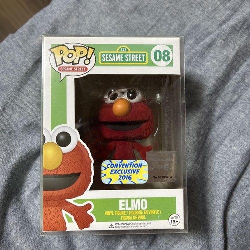Elmo Pop! Figurina rara, vinile 3,75", con scatola, ottime condizioni ...