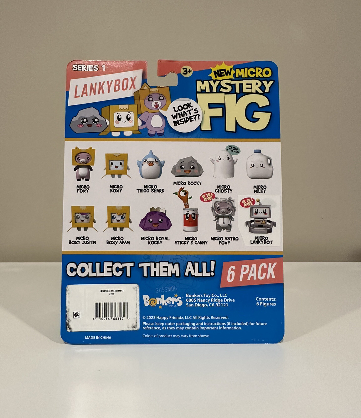 LankyBox Micro Mystery Fig 6-Pack Series 1 Walmart Exclusive MICRO BOXY ...